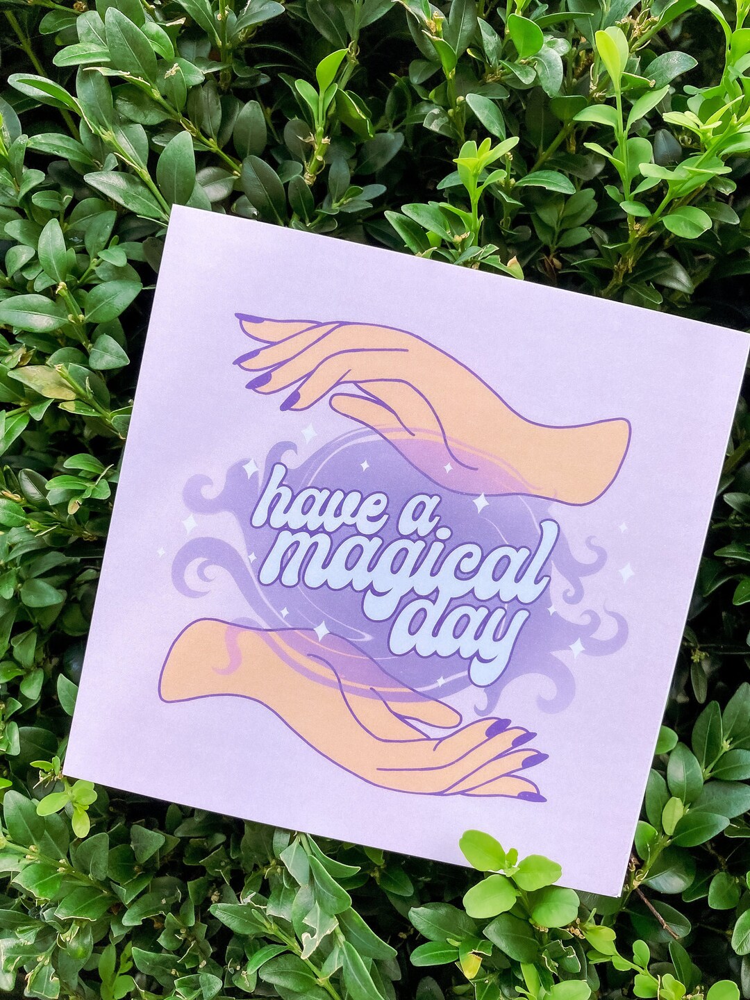 Magic Birthday Card - Magical Day Illustrated Card - Multi Use ...