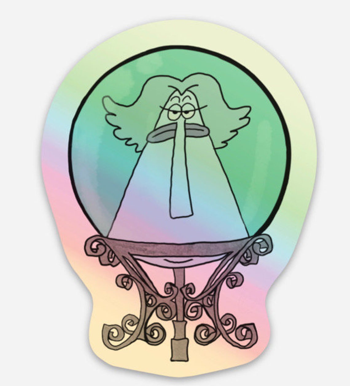 Madame Endive Chowder X Haunted Mansion Holographic Vinyl Sticker - Etsy