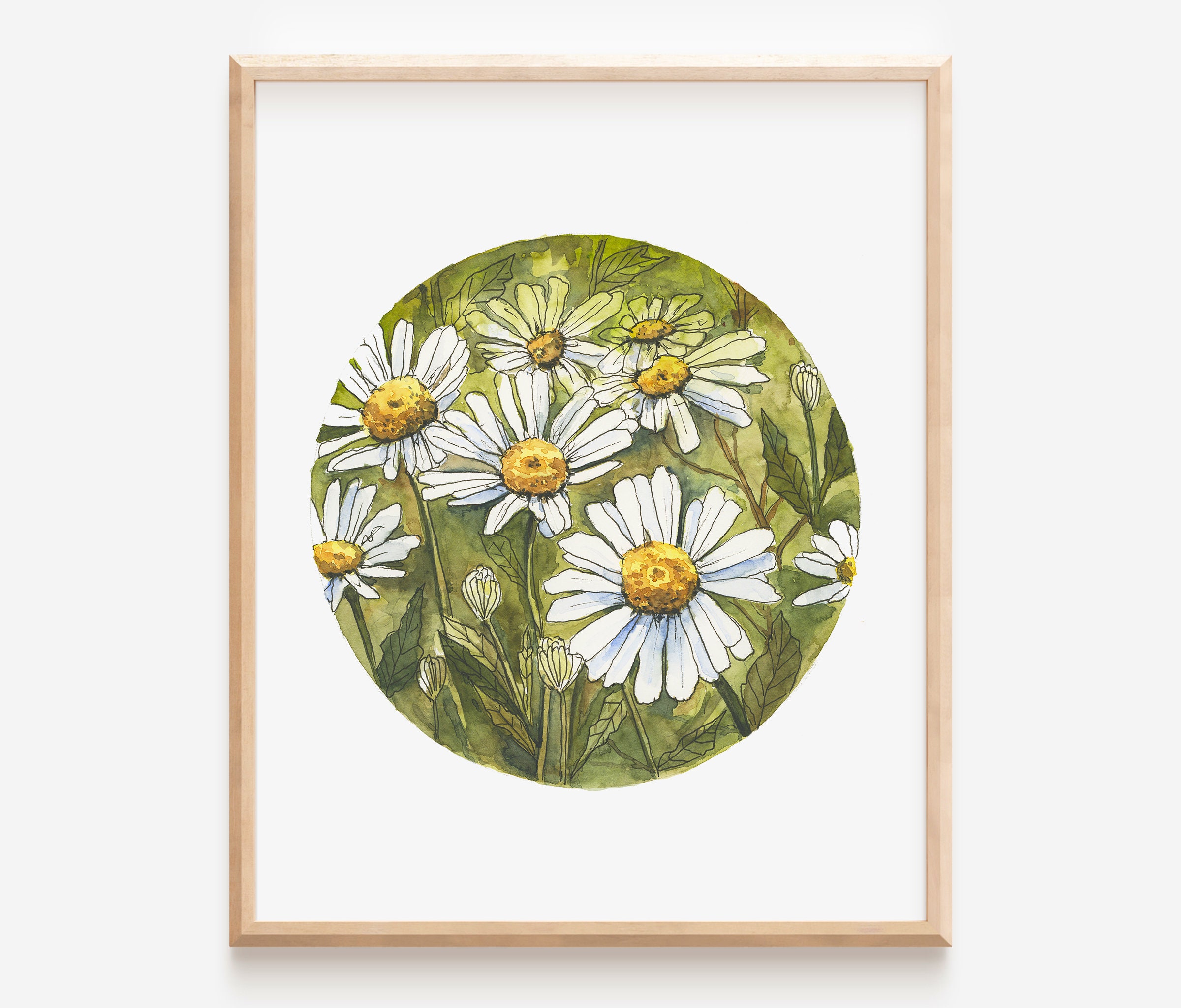 Simple Daisy Painting