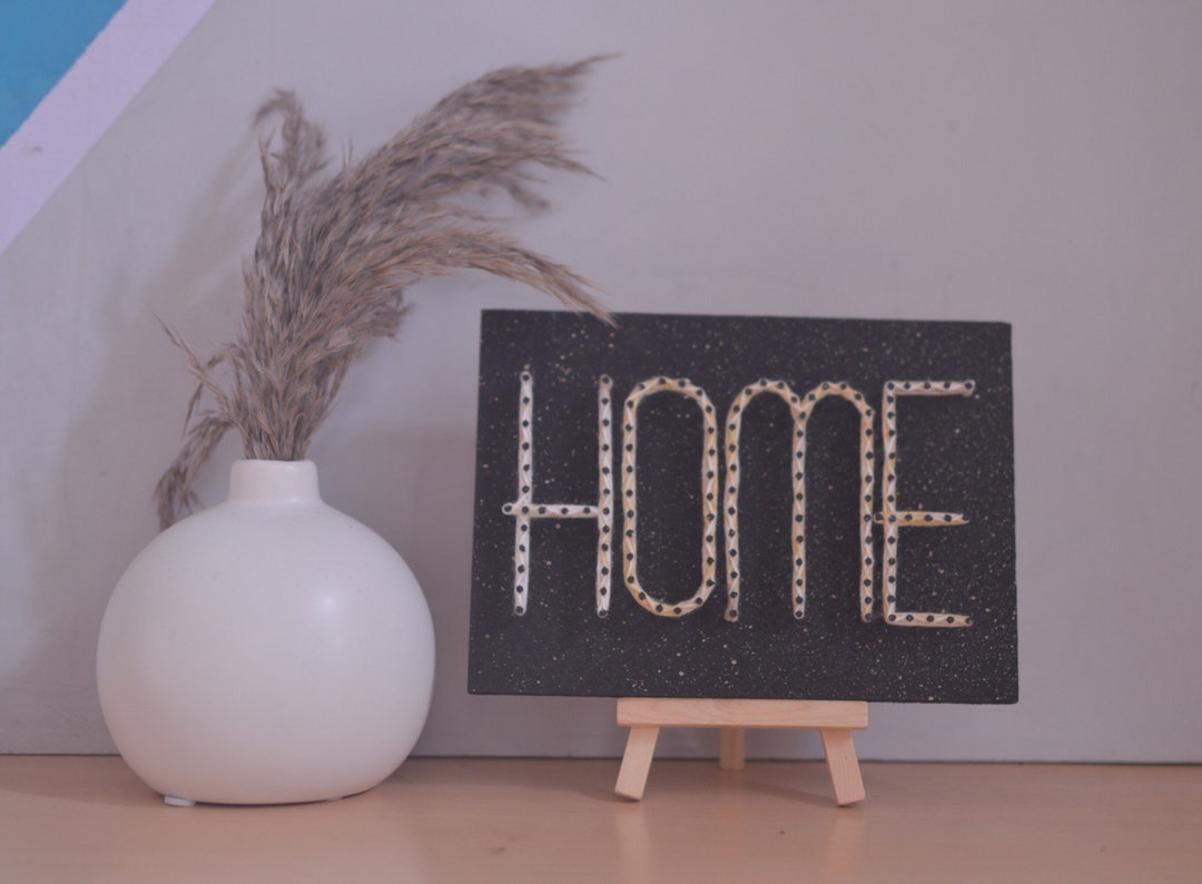 Home String Art String Art Wall Hanging for Home Decor Nail - Etsy