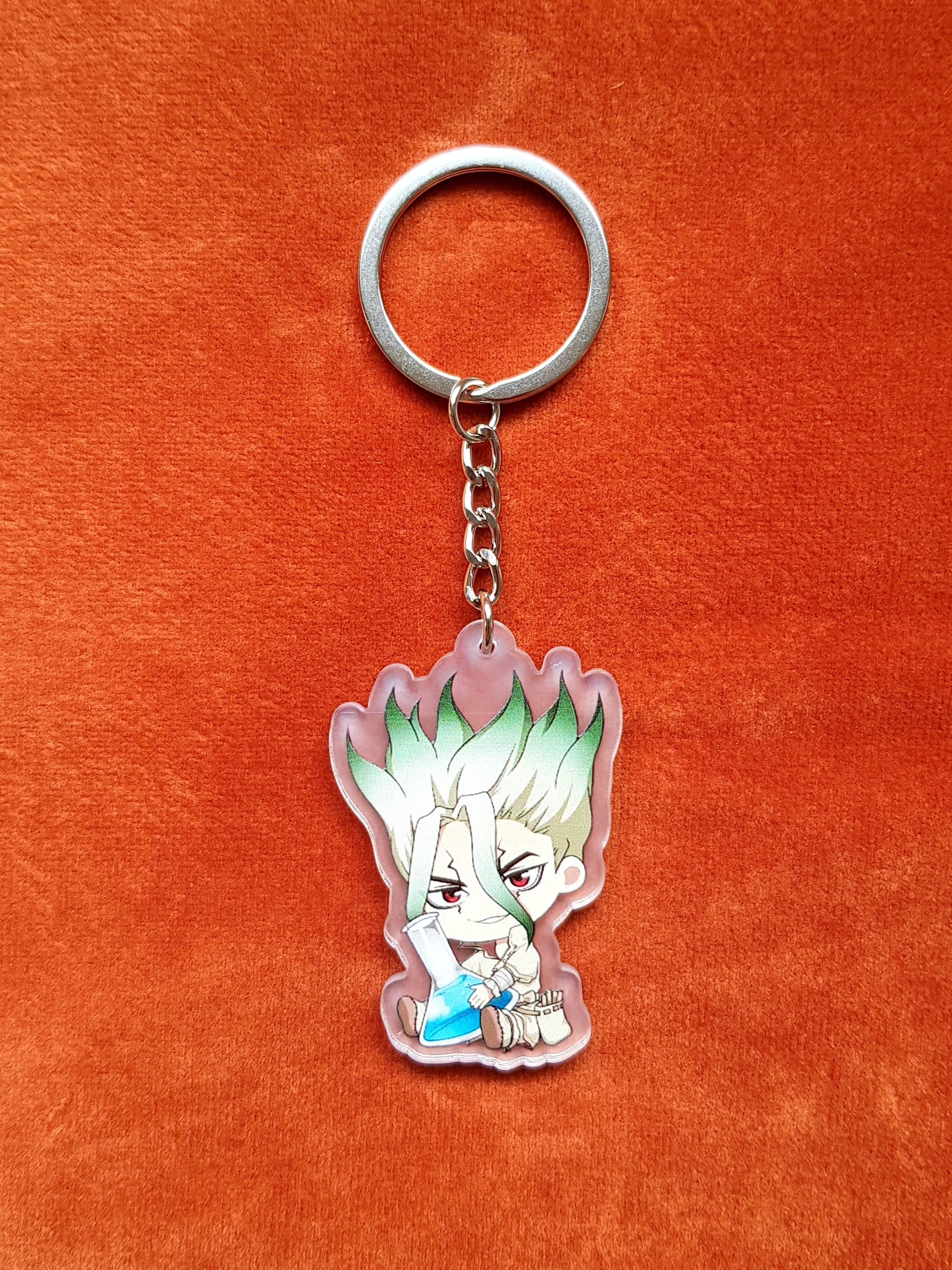 Dr Stone Anime Acrylic Keychain Dr Stone Keyrings - Etsy Australia