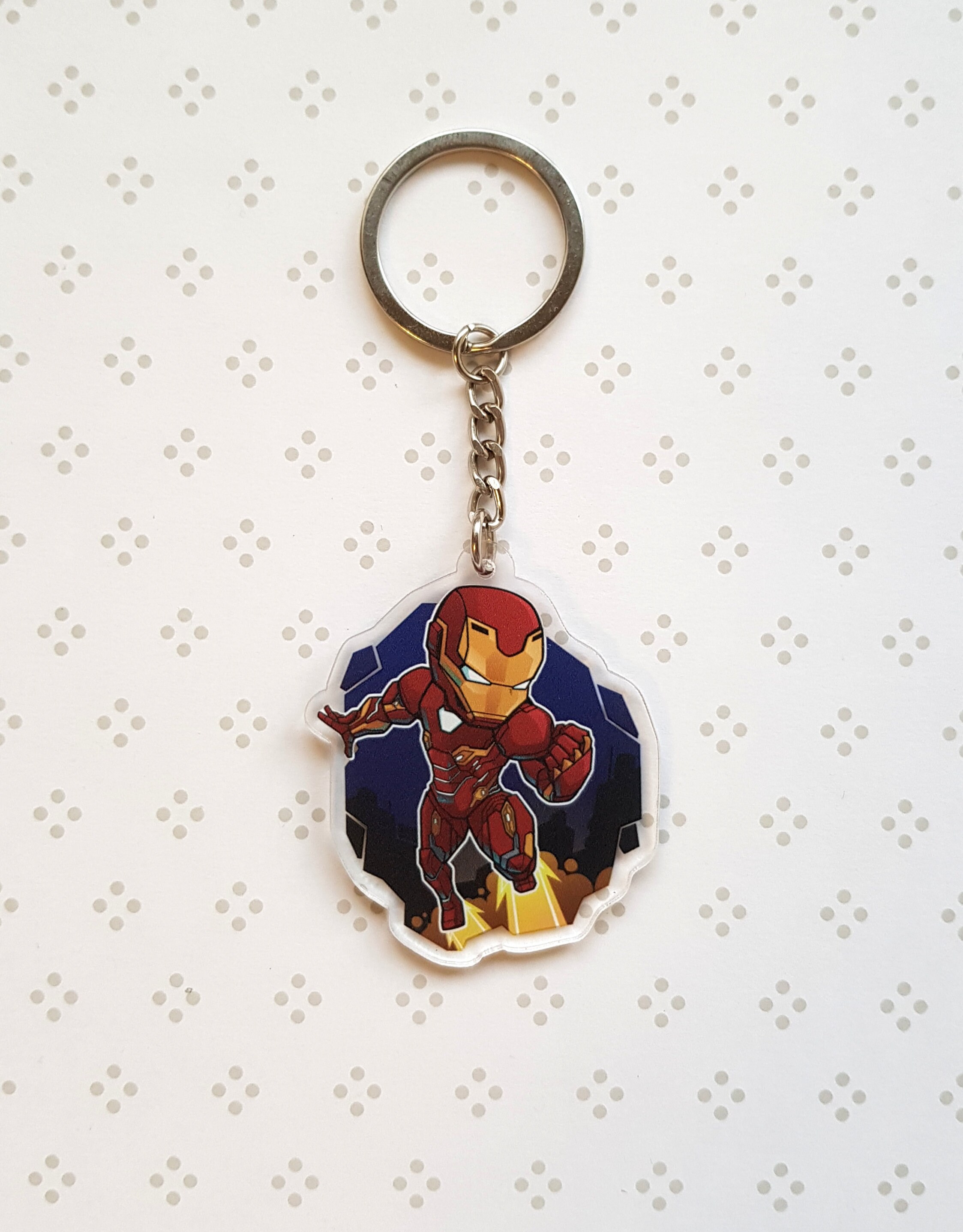 Marvel's Avengers Cartoon Acrylic Keychain Avengers | Etsy