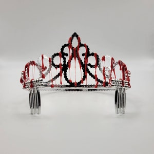 Bloody Tiara, Crown - Silver - Etsy