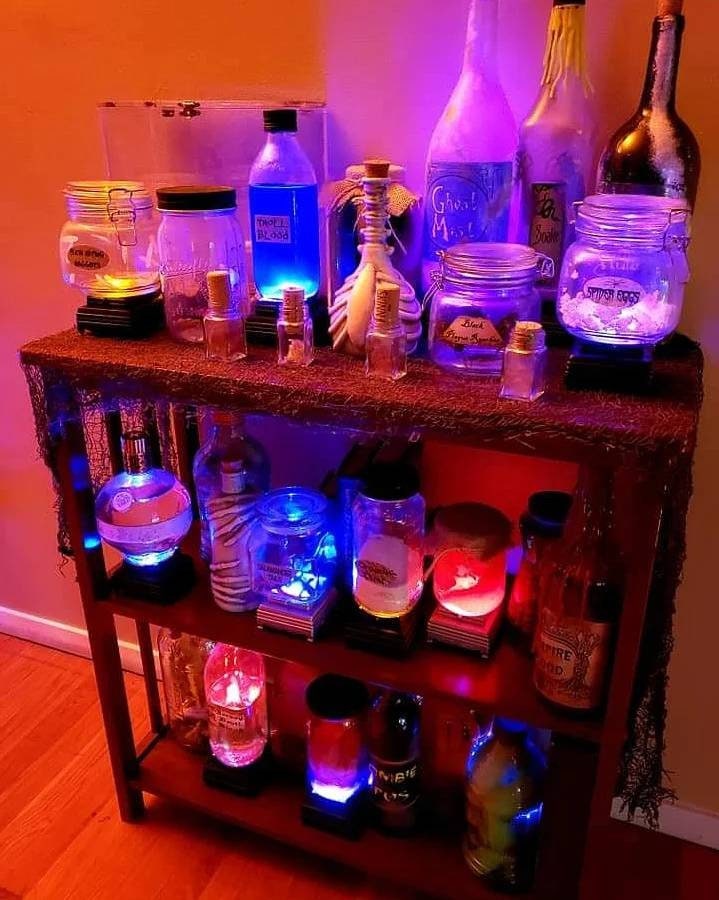 Halloween Werewolf Fur Witch Apothecary Potion Jars - Etsy