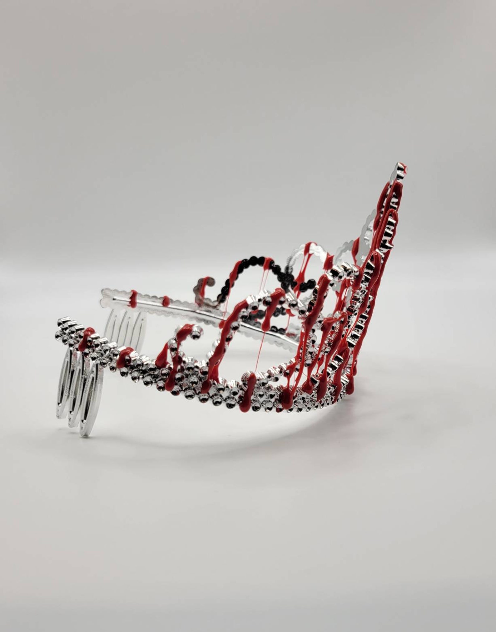 Bloody Tiara Crown Silver - Etsy