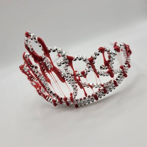 Bloody Tiara, Crown - Silver - Etsy