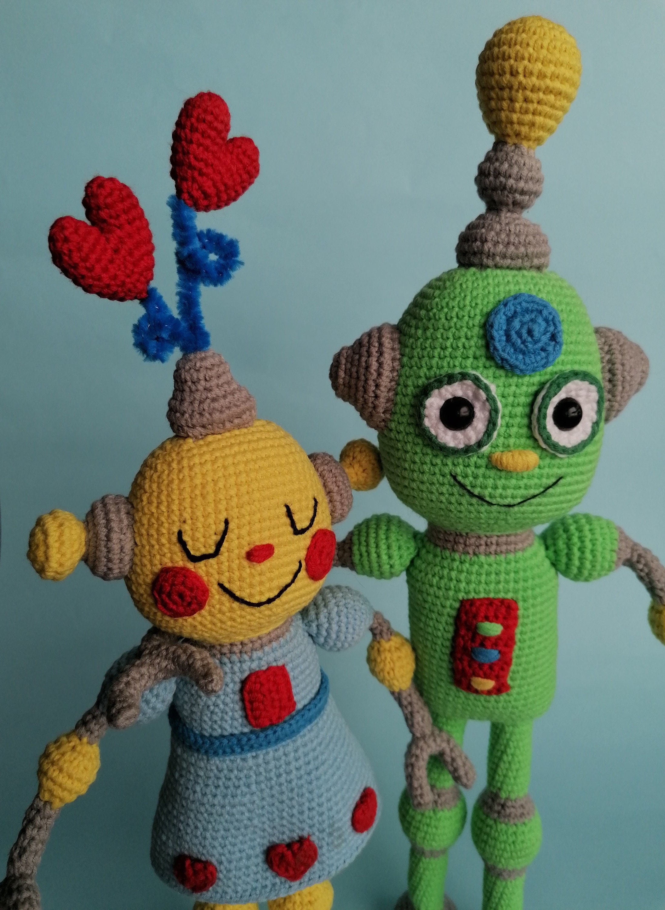 Eng ROBOT DODİ Amigurumi Pattern Crochet Doll Pdf - Etsy