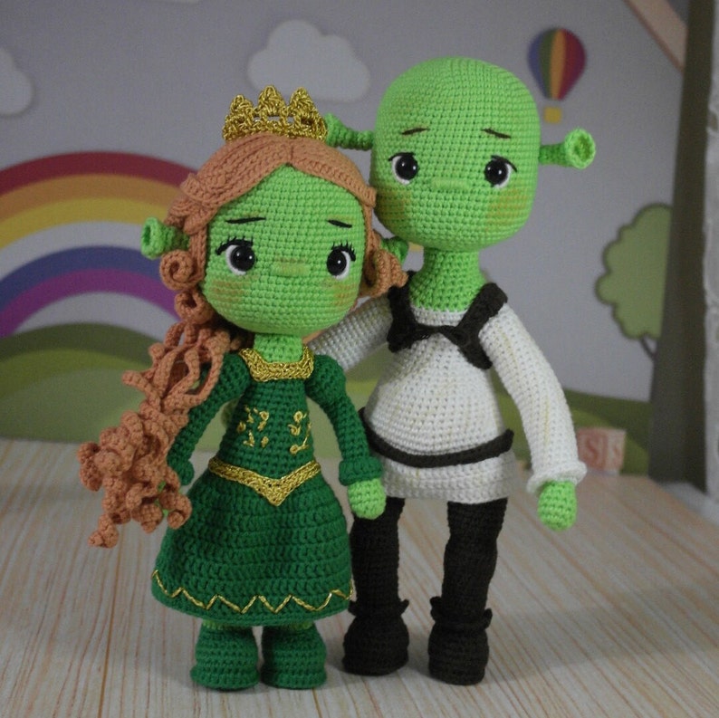 Eng FİONA and SHREK Pattern PDF - Etsy