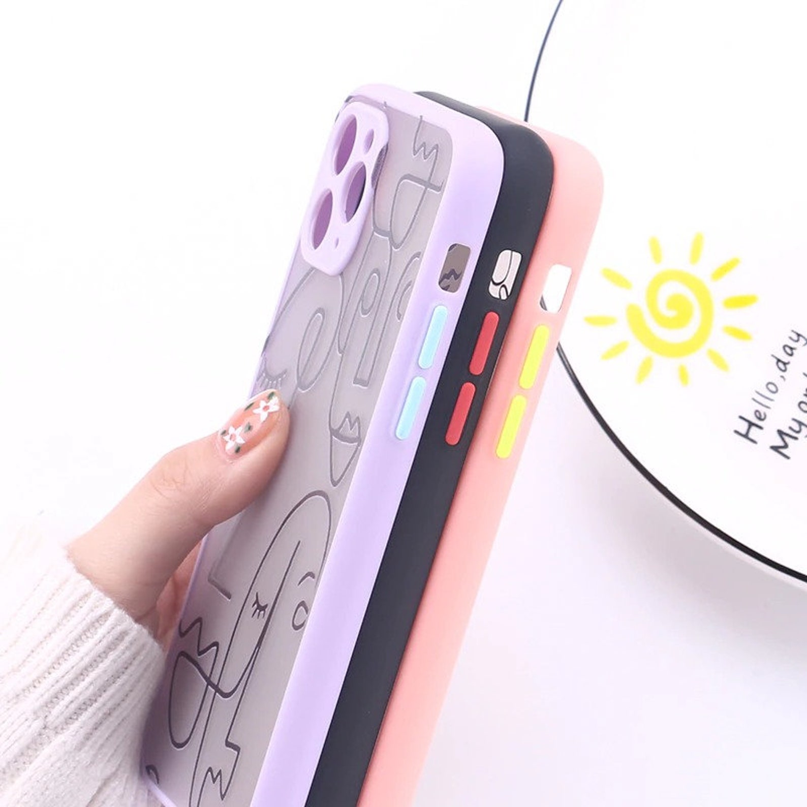 Abstract Geometric Line Phone Case for Iphone 11 12 Pro Max X - Etsy