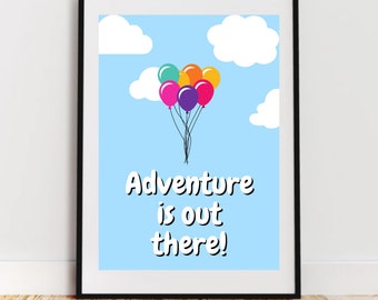 Adventure is Out There, Print, Instant Download - Etsy