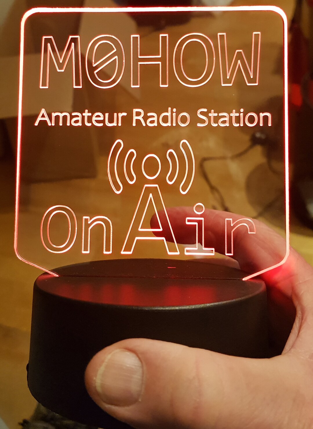 Amateur Radio on Air Acrylic Sign Multicolour With Remote Control - Etsy