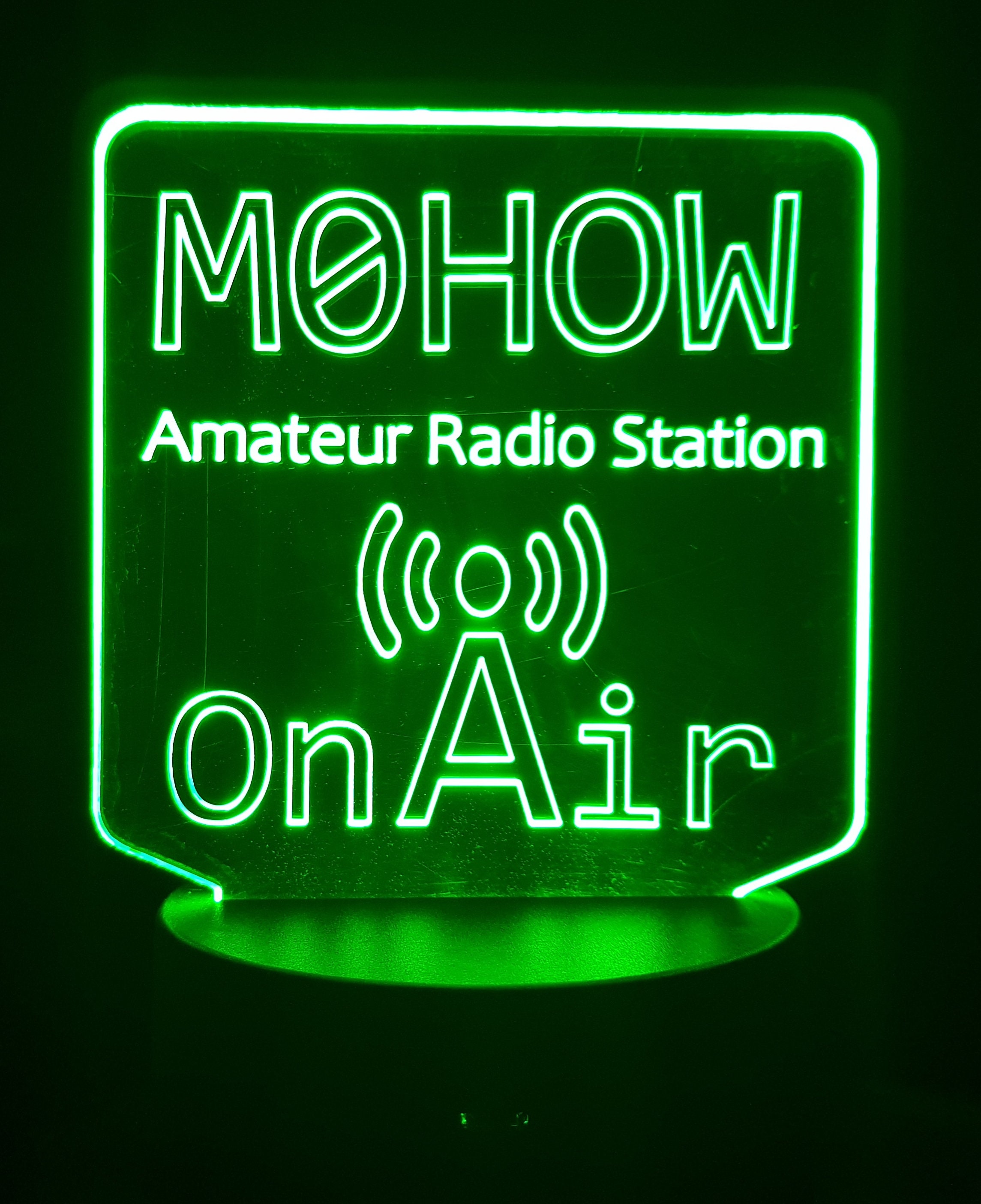 Amateur Radio on Air Acrylic Sign Multicolour With Remote Control - Etsy