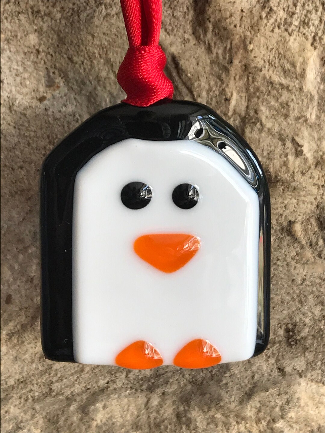Fused Glass Penguin - Etsy