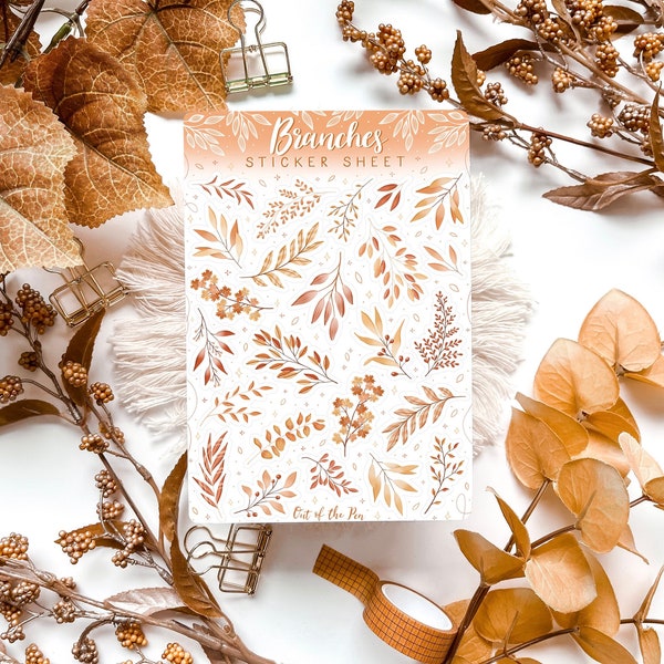 Autumn Stickers - Etsy