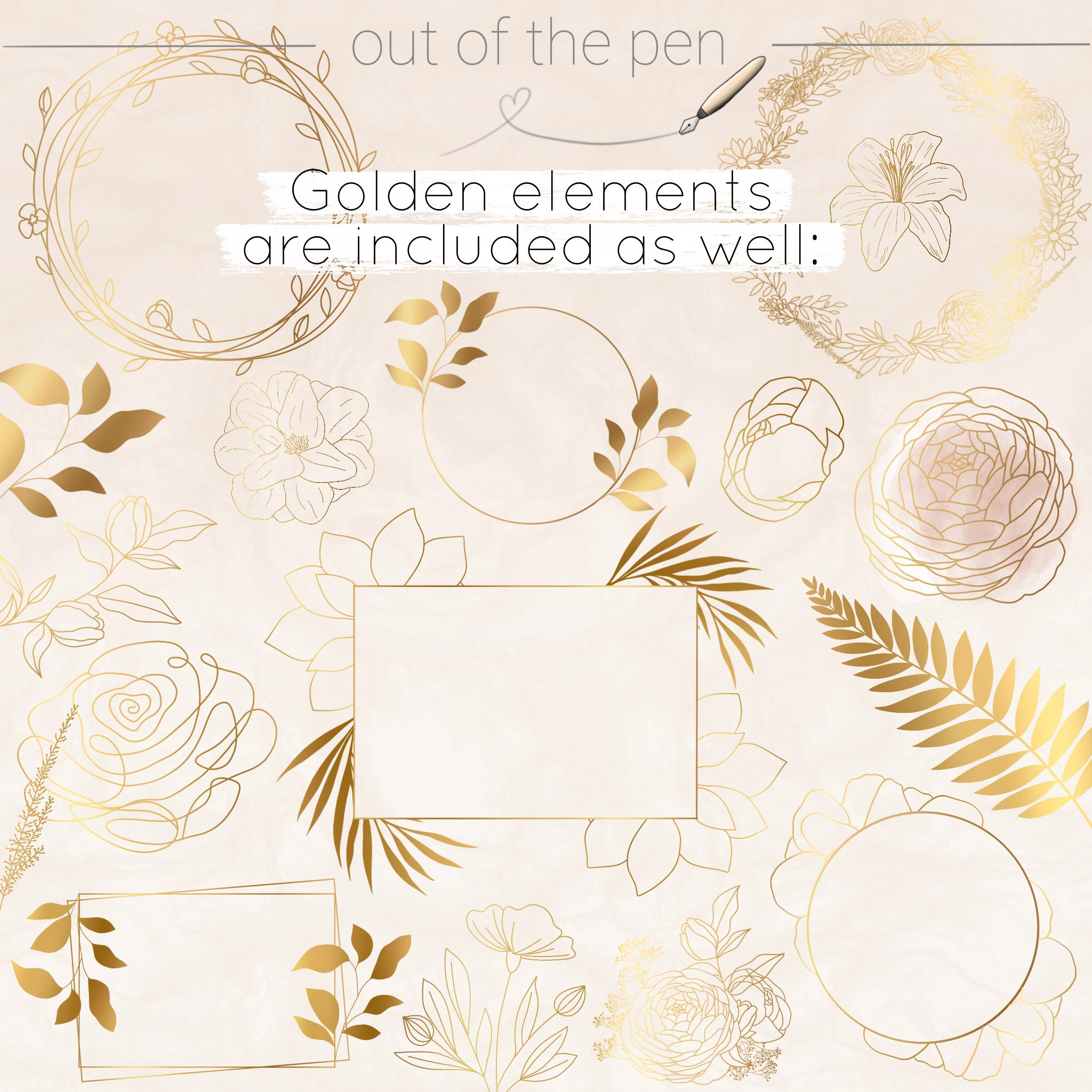 Instagram Story Stickers Floral Elements Botanical Flowers - Etsy