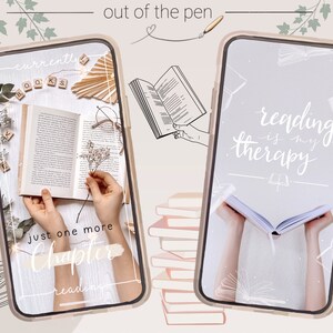 Books Instagram Story Stickers, Bookstagram Story Stickers, Reading ...