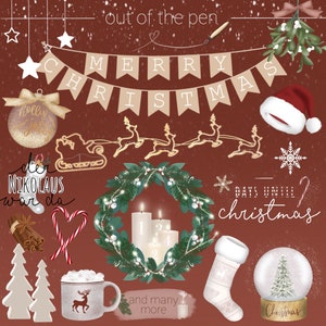 Instagram Story Sticker Christmas | X-MAS Stickers - Etsy