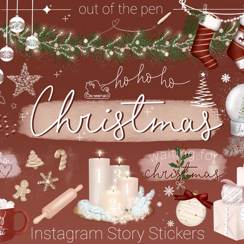 Instagram Story Stickers Winter - Etsy