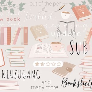 Books Instagram Story Stickers, Bookstagram Story Stickers, Reading ...