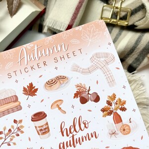 Sticker Sheet Autumn, Journaling Stickers Fall, Autumn Stickers ...