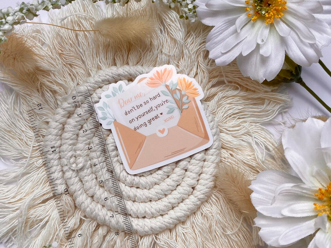 Reminder Sticker Dear Me Self Love Sticker With Quote - Etsy