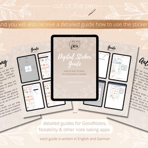 Goodnotes Sticker Studying, Digital Stickers Students, Digital Stickers ...