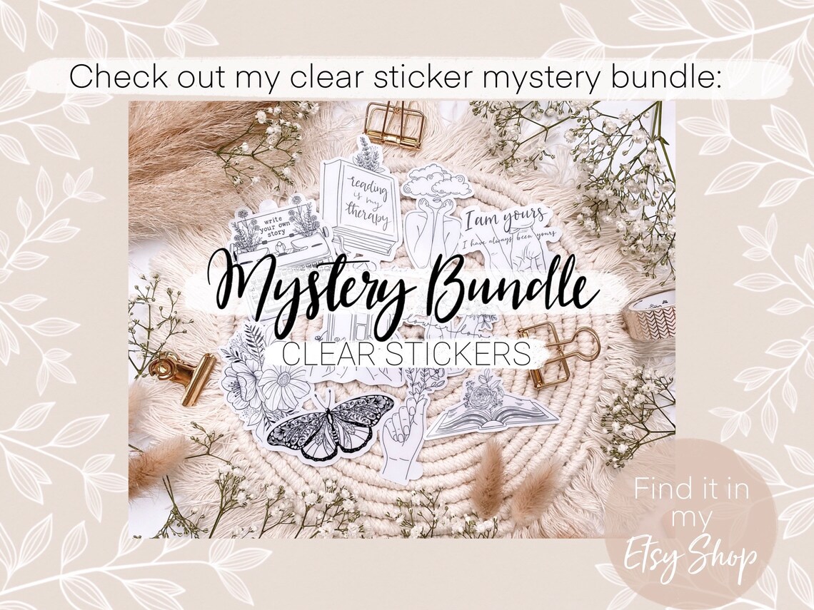 Mystery Sticker Sheets Bundle Set aus 3 zufälligen - Etsy