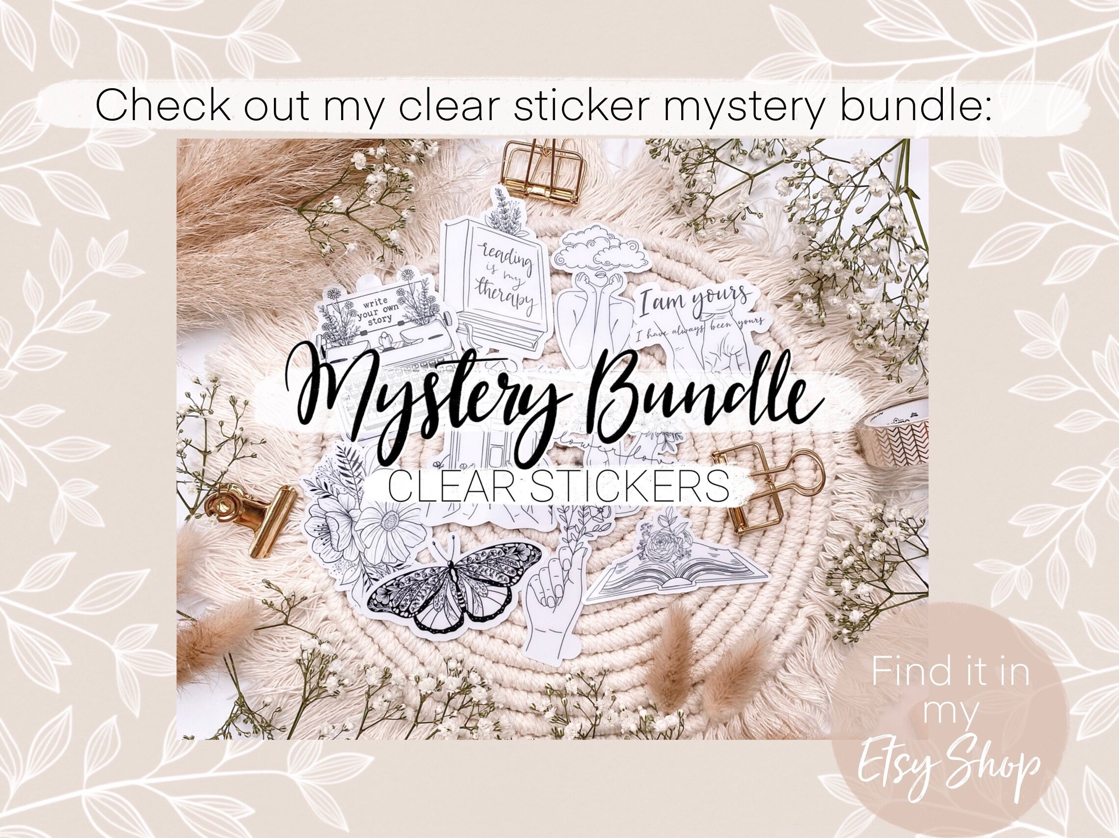 Mystery Sticker Sheets Bundle Set aus 3 zufälligen - Etsy