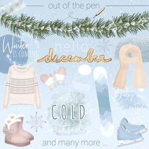 Instagram Story Stickers Winter - Etsy