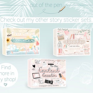 Traveling Instagram Story Stickers | Vacation Story Stickers, Digital ...