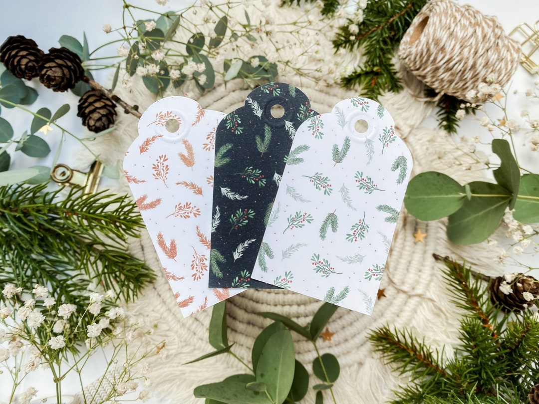 Gift Tags Christmas, Set of 3 Christmas Tags for Gifts, Present Tags ...