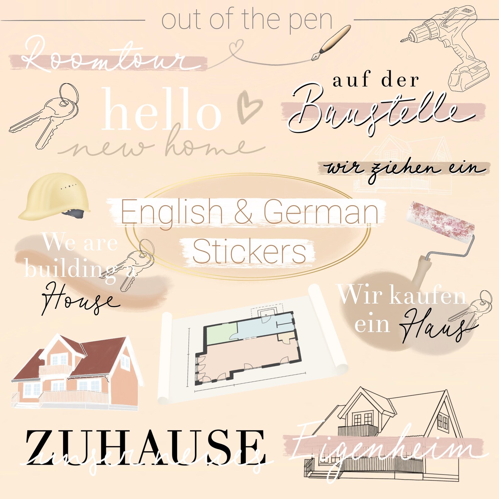Instagram Story Sticker Home Hausbau & Hauskauf Edition - Etsy.de