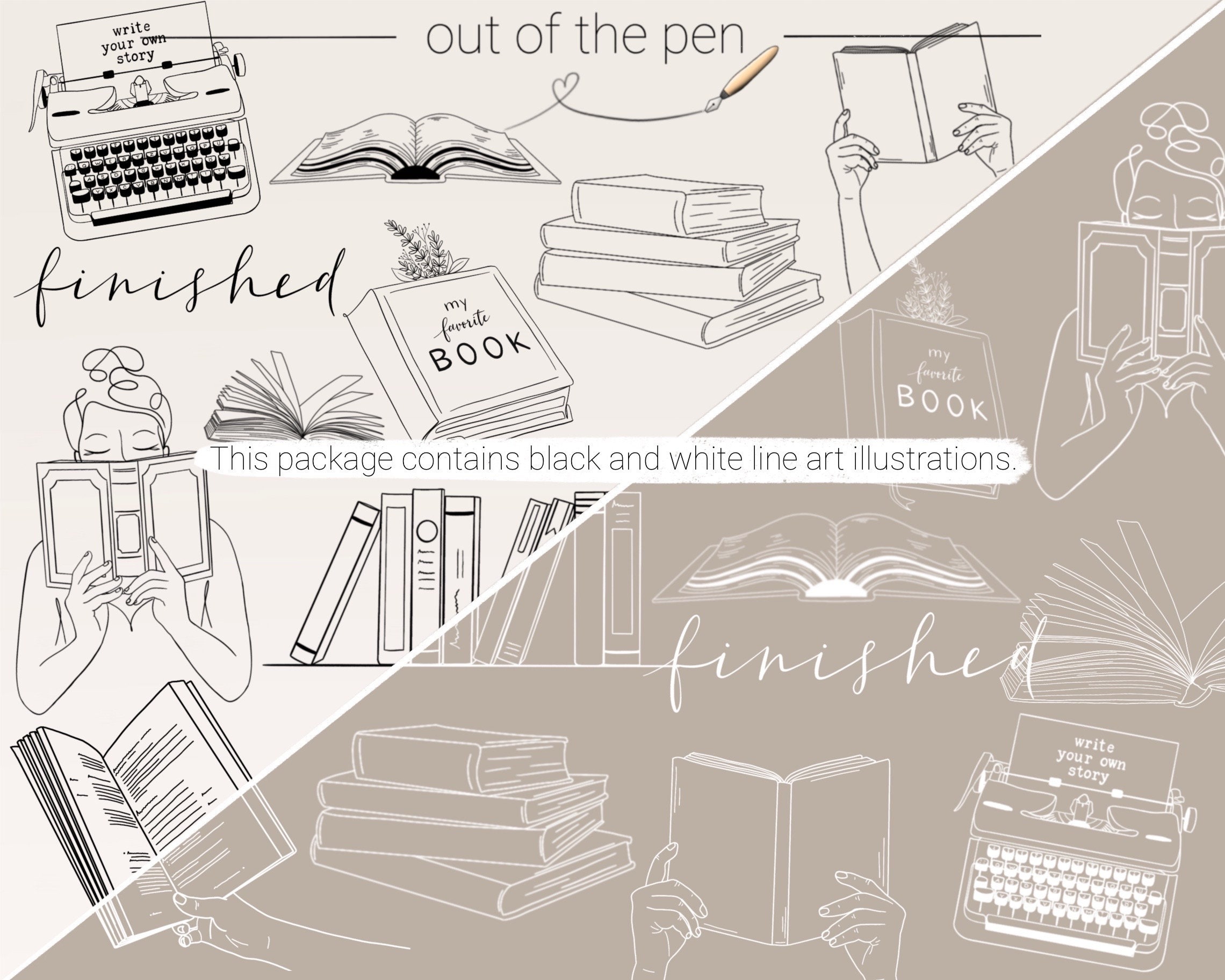 Books Instagram Story Stickers Bookstagram Story Stickers - Etsy