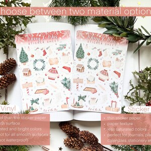 Christmas Sticker Sheet Bundle, Set of 4 Christmas Sticker Sheets ...