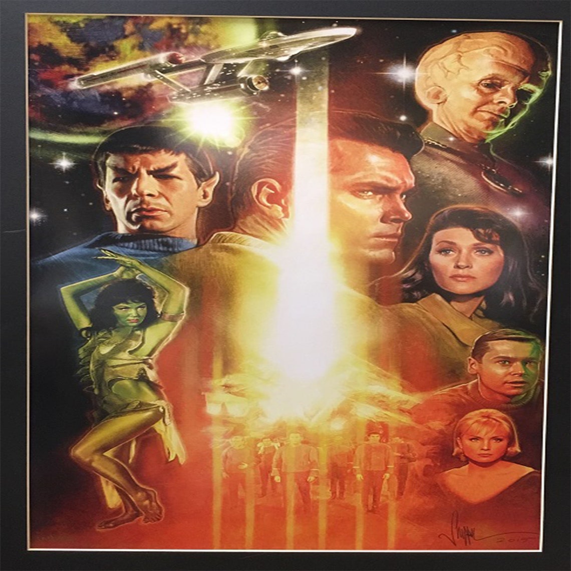 STAR TREK Inception: the Cage Mini Print by Paul Shipper - Etsy
