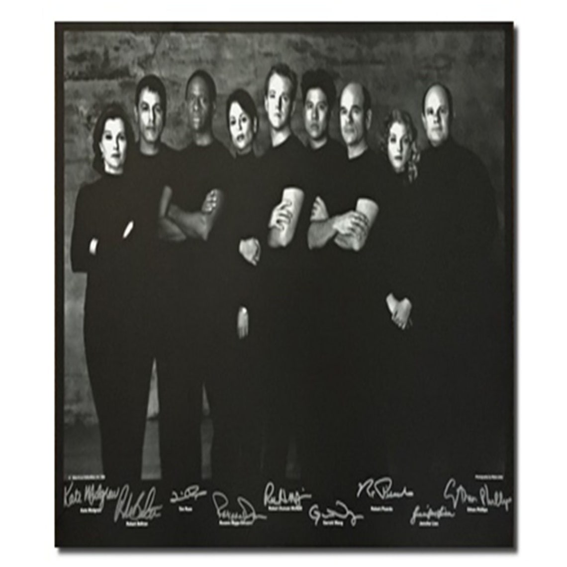 STAR TREK Voyager Black and White Cast Photo - Etsy