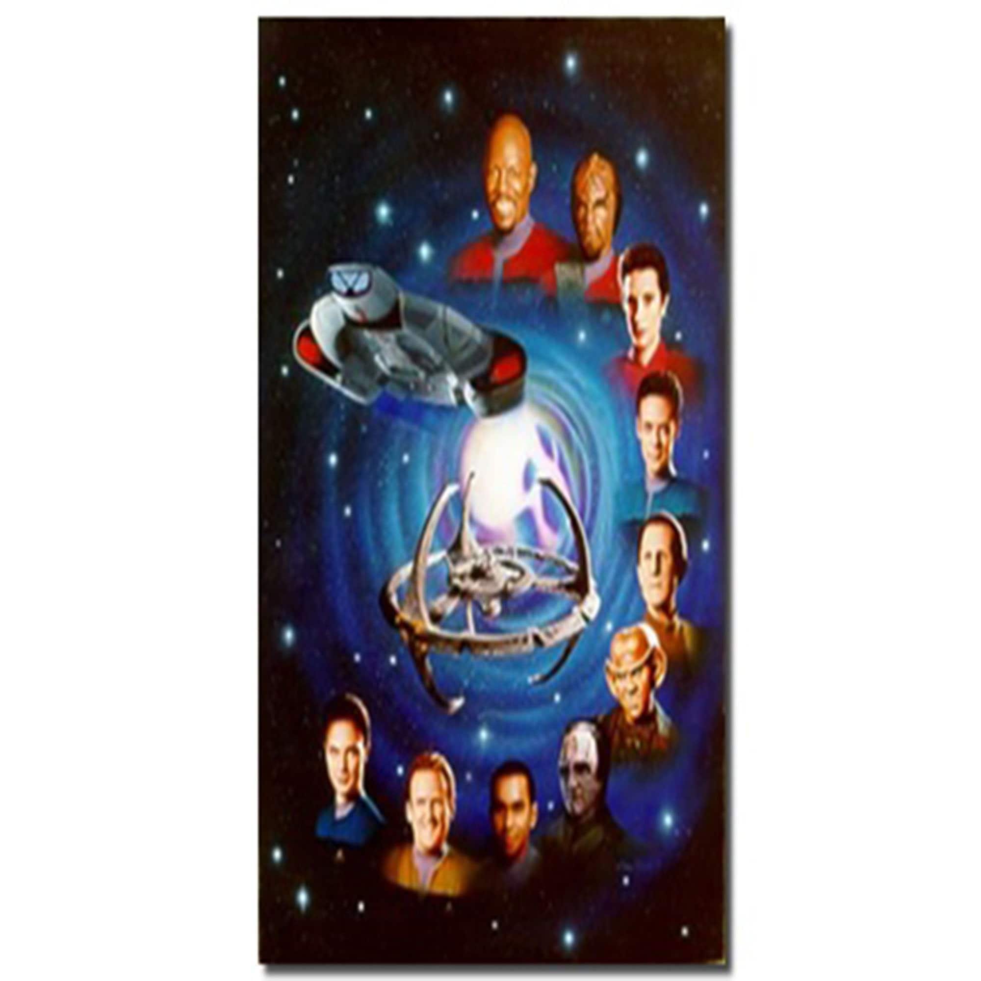Star Trek Deep Space 9 (DS9) - Cast 27" X 37" Litho Total Cast Signed ...