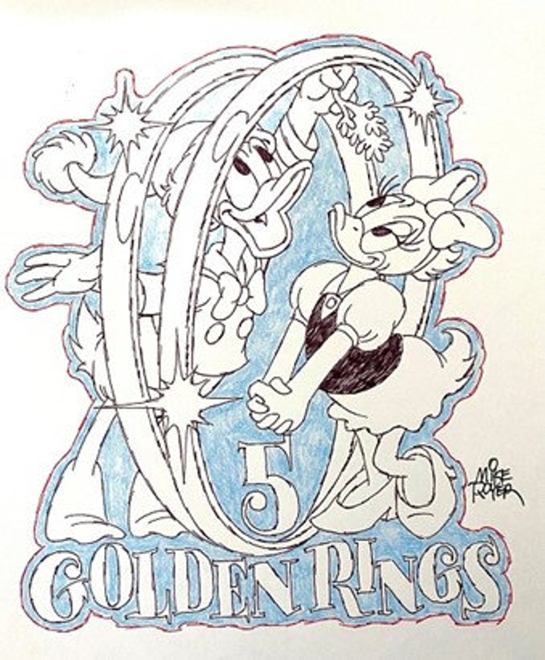 Mike Royer Original Animation Drawings! "father of the 100 Acre Wood ...