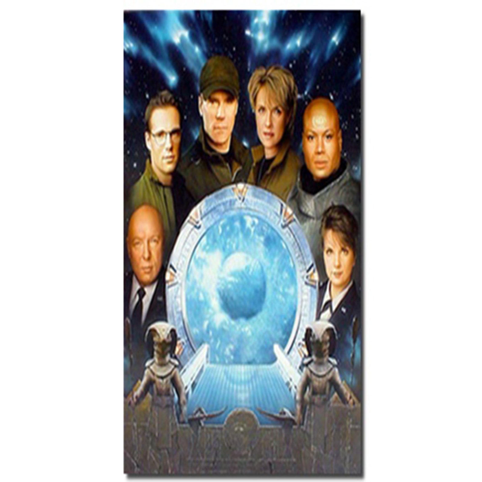 Stargate SG1 - Cast (first Version) Litho 27" X 38" - Etsy
