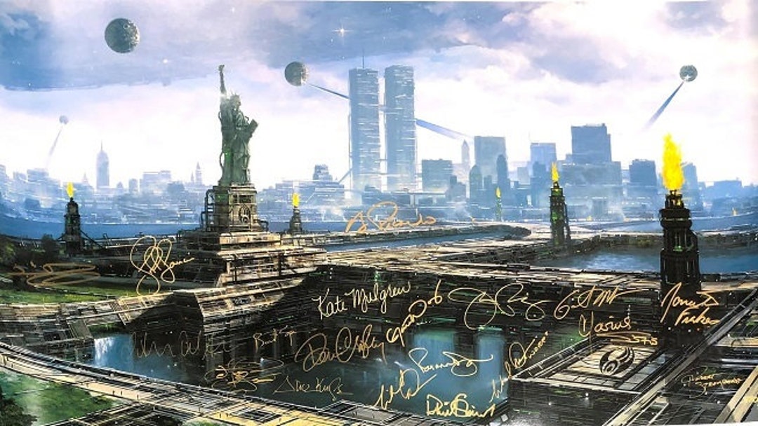 Star Trek Limited Edition Lithograph "new Borg City" - Etsy
