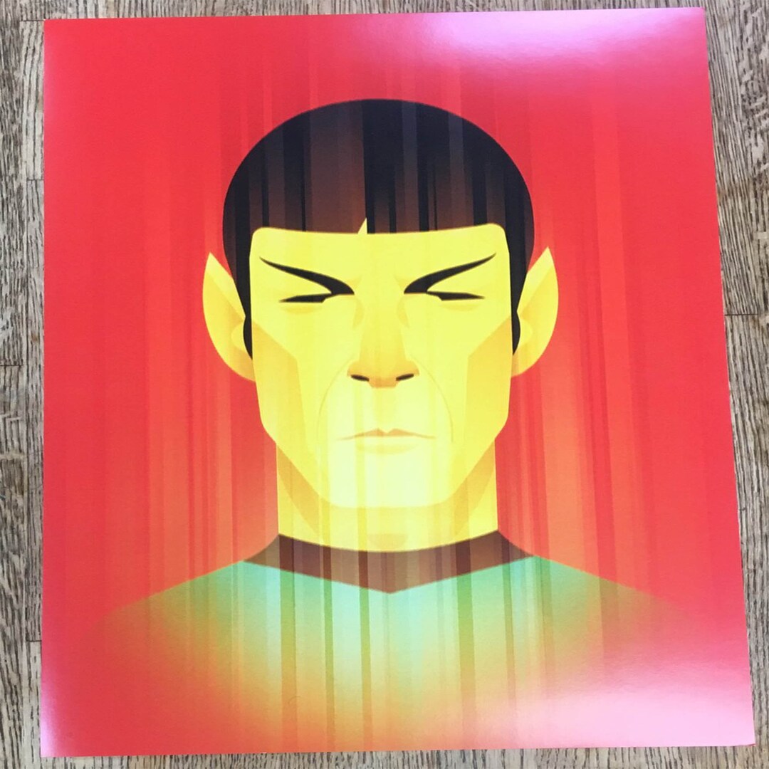 Teleportation of Mr Spock Mini Print by Stanley Chow - Etsy