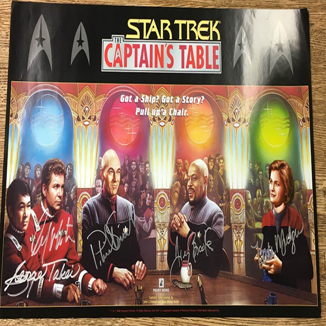 The Captain's Table Print Signed by All Captains Feature 14" X 23" - Etsy