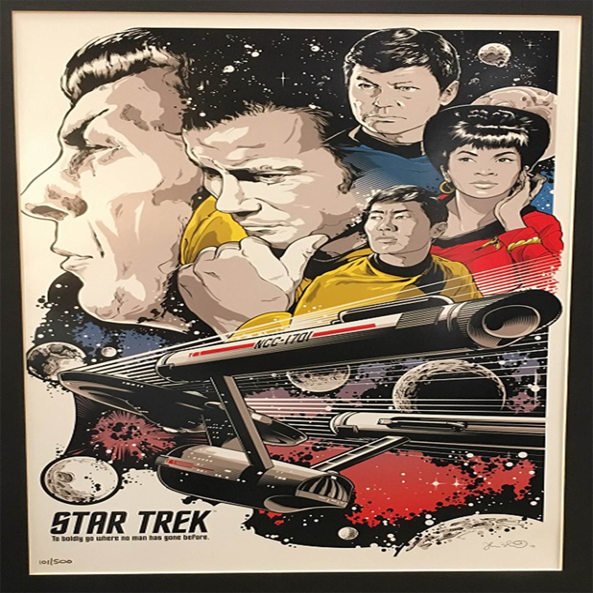 To Boldly Go Mini Print by Joshua Budich - Etsy