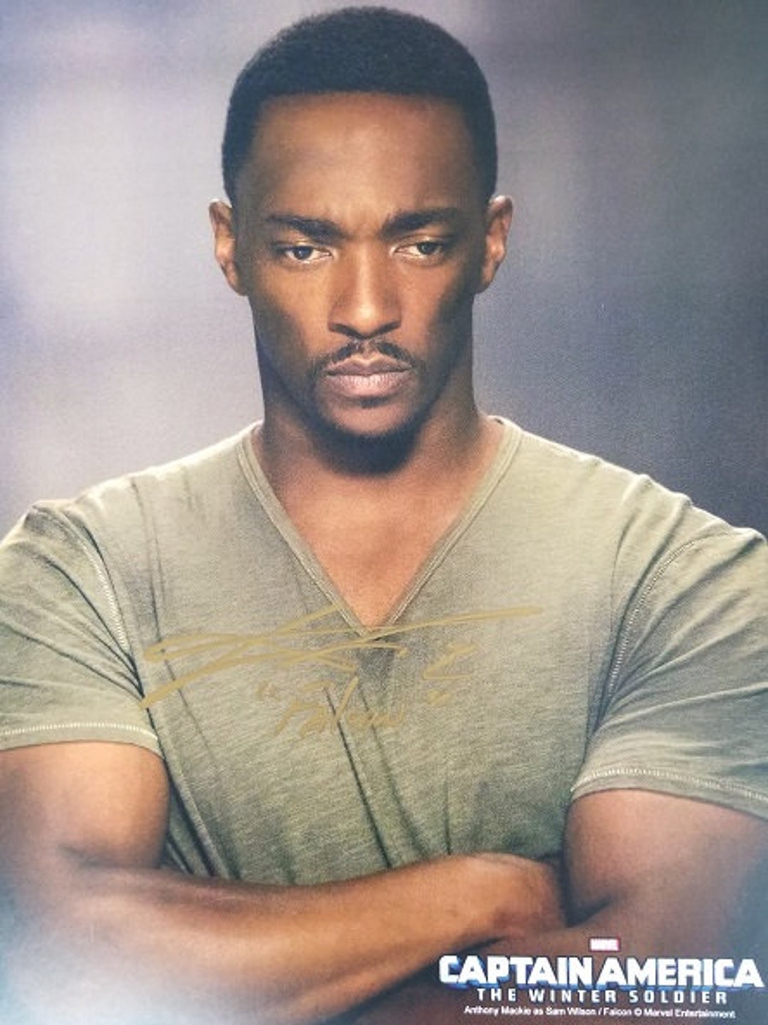 Anthony Mackie Signed 8x10 - Etsy