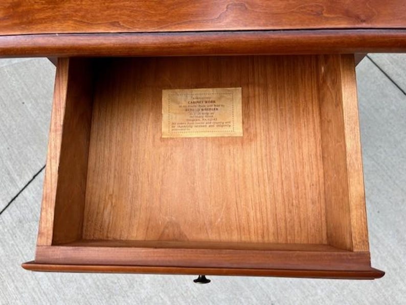 Eldred Wheeler Queen Anne Style Cherry Side Table - Etsy