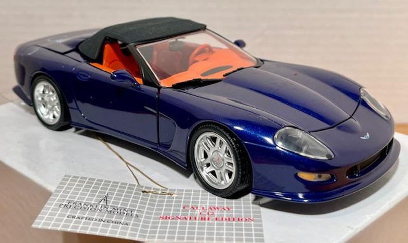 Franklin Mint Callaway C12 Corvette, 1/24 Diecast Model Car, Limited ...