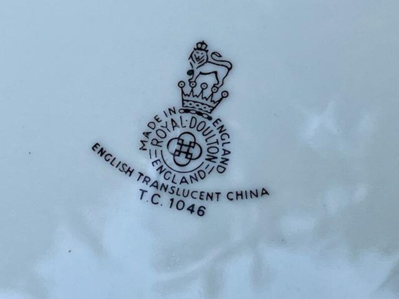 Antique England the Falconer Porcelain Royal Doulton China Side Plate ...