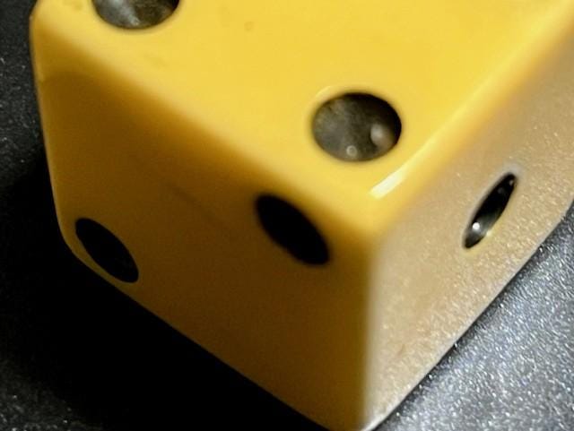 1930s Antique Bakelite Dice Butterscotch Set From Cleveland, Ohio ...