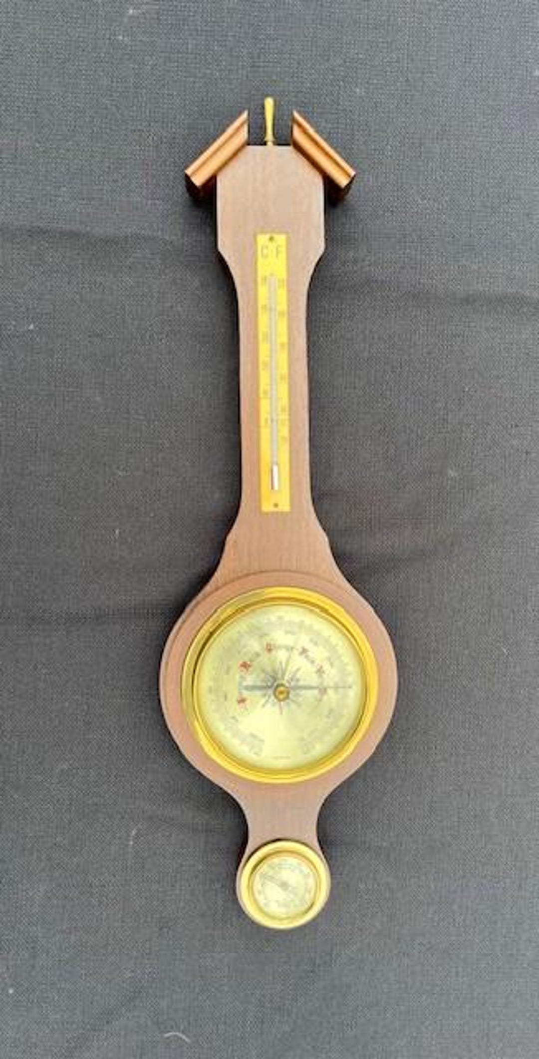 Banjo Barometer West Germany Vintage - Etsy