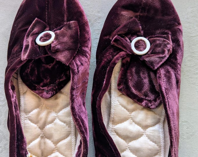 Antique Funeral Slippers, 1900s Funeral Slippers, Antique Mortuary ...